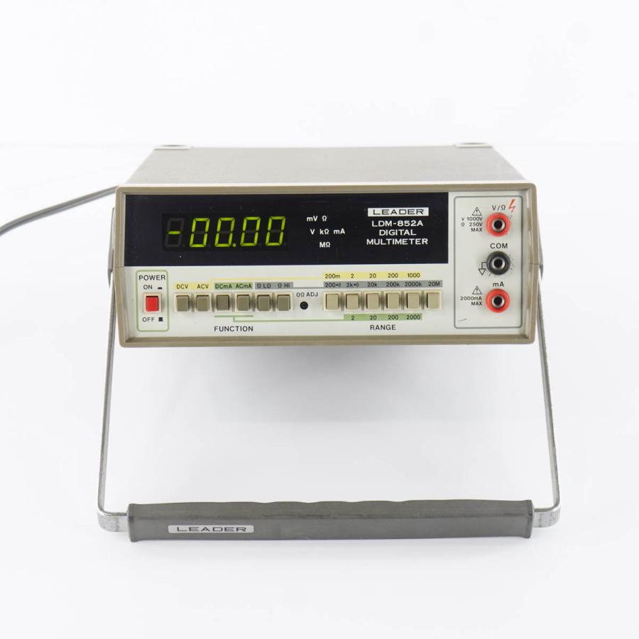 [DW]USED 8日保証 LEADER LDM-852A DIGITAL MULTIMETER デジタルマルチメーター [04501 ...