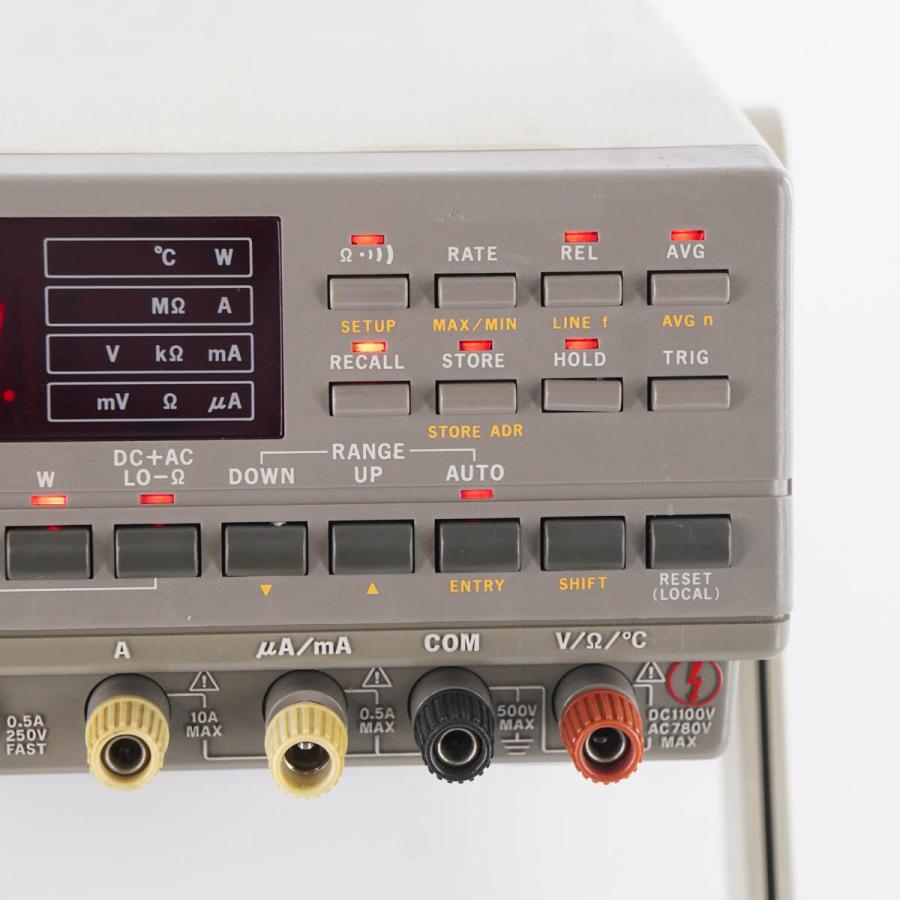 [JB]USED 現状販売 IWATSU VOAC 7413 DIGITAL MULTIMETER デジタルマルチメーター 電源コード ...