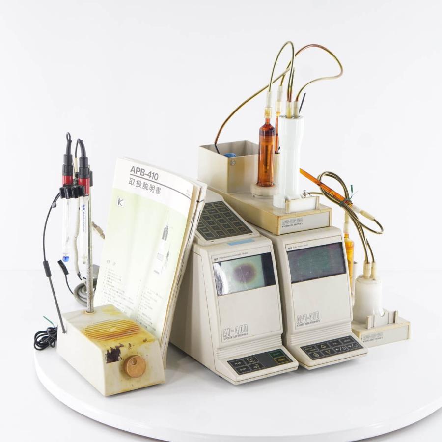 [JB]USED 現状販売 KEM AT-400 APB-410 MS-410 Potentiometric Automatic ...