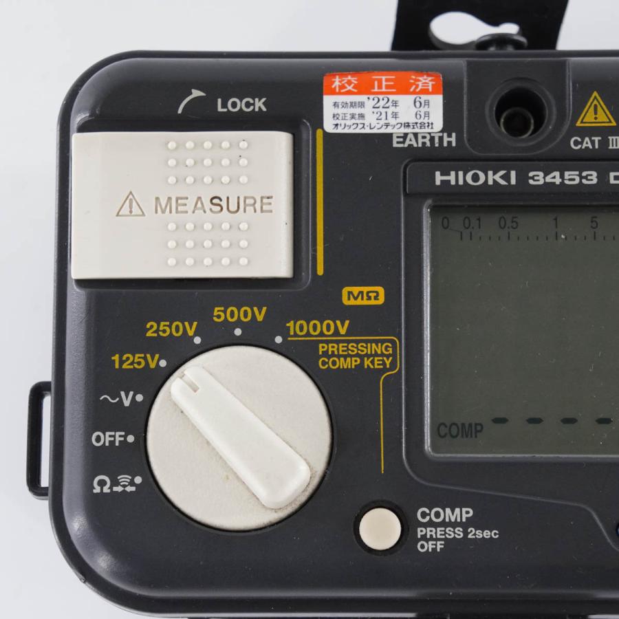 [DW]USED 8日保証 06/2021CAL HIOKI 3453 DIGITAL MΩ HiTESTER デジタルメグオームハイテスター ...