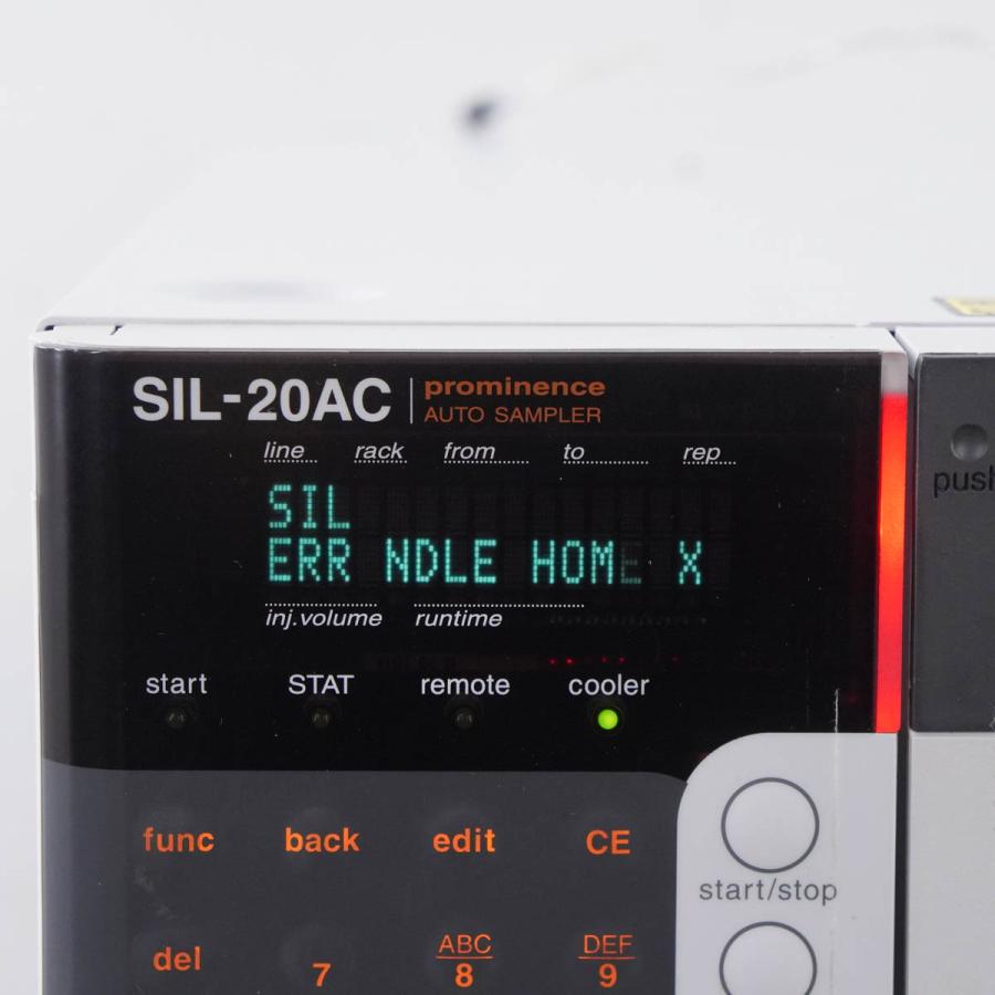 [JB]USED 現状販売 SHIMADZU SIL-20AC prominence AUTO SAMPLER HPLC オートサンプラー 電源コード ソフトウェア [04518-0112 ...