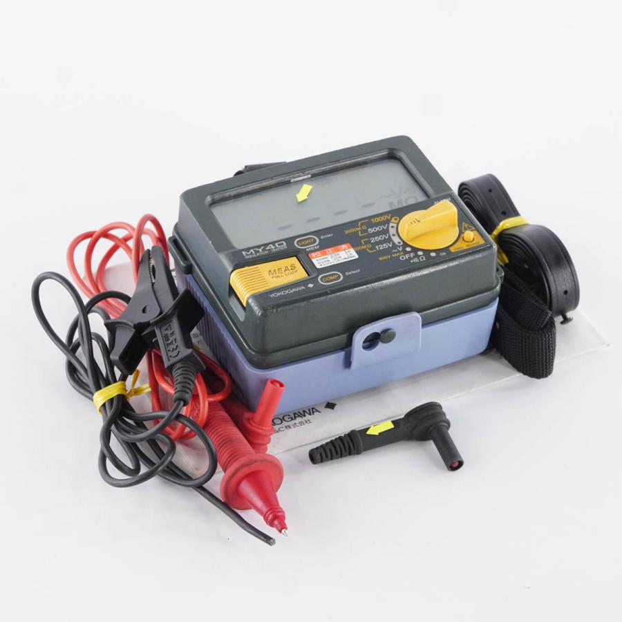 [JB]USED 現状販売 YOKOGAWA MY40 MY40-01 INSULATION TESTER 絶縁抵抗計 取扱説明書 ...