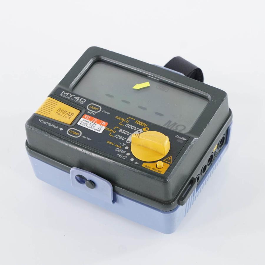 [JB]USED 現状販売 YOKOGAWA MY40 MY40-01 INSULATION TESTER 絶縁抵抗計 取扱説明書 ...