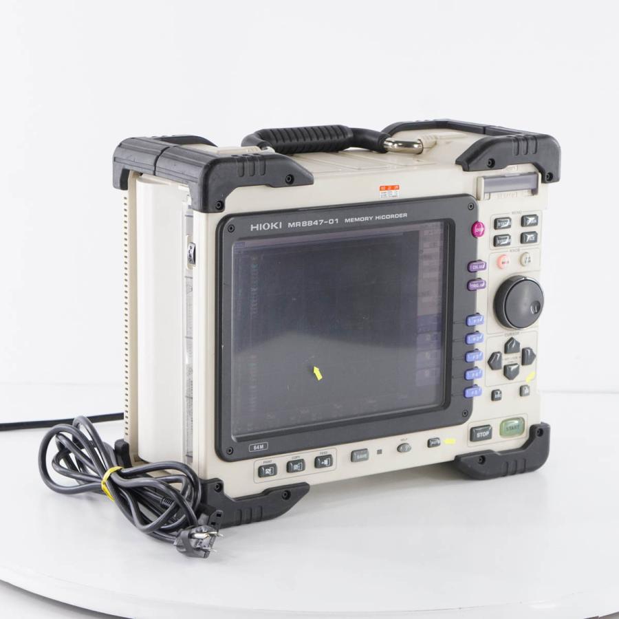 [JB]USED 現状販売 HIOKI MR8847-01 MEMORY HiCORDER メモリーハイコーダー 8966*8 ANALOG UNIT 電源コード [04518-0207 ...