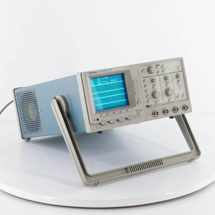 [DW]USED 8日保証 Tektronix TAS 485 OSCILLOSCOPE オシロスコープ 4ch 200MHz 電源コード ...