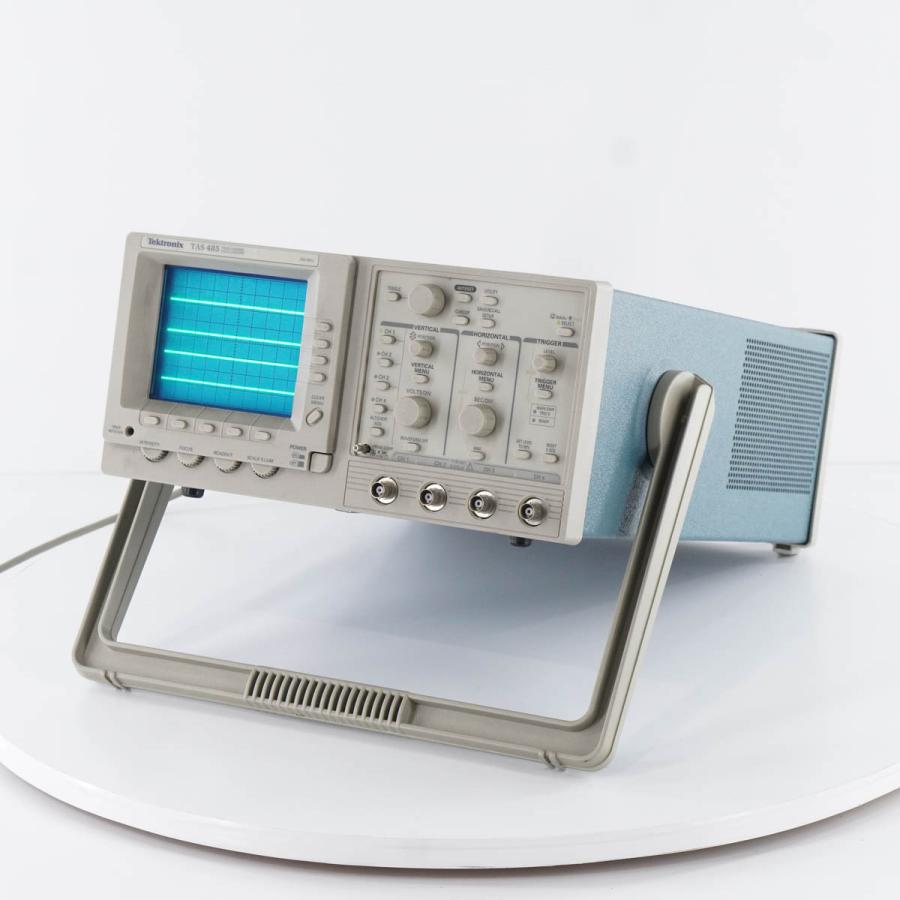 [DW]USED 8日保証 Tektronix TAS 485 OSCILLOSCOPE オシロスコープ 4ch 200MHz 電源コード ...