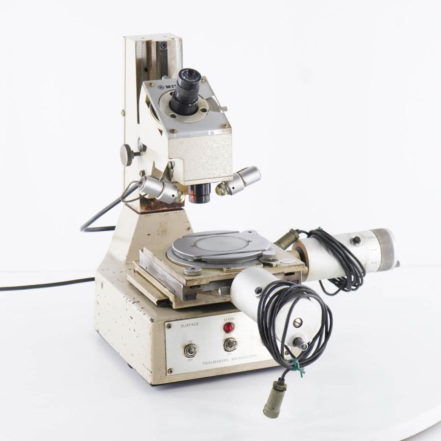 [JB]USED 現状販売 Mitutoyo TM-101 176-901 TOOLMAKERS MICROSCOPE 工具顕微鏡 WF15× ...
