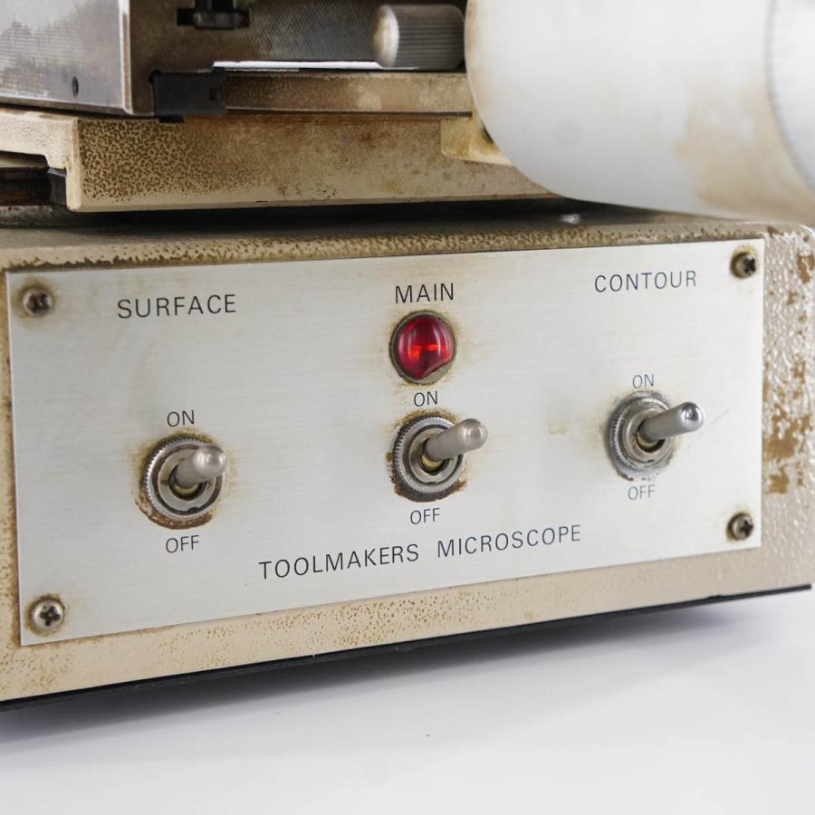 [JB]USED 現状販売 Mitutoyo TM-101 176-901 TOOLMAKERS MICROSCOPE 工具顕微鏡 WF15× 2× 電源コード [ST04526-0004 ...