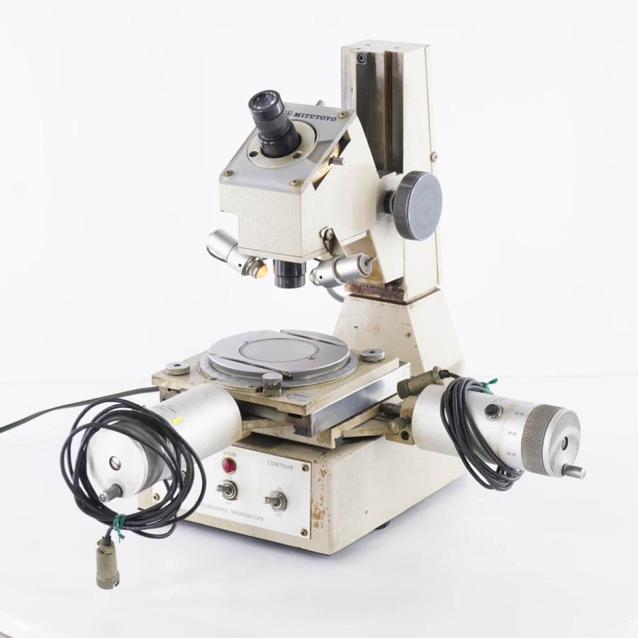 [JB]USED 現状販売 Mitutoyo TM-101 176-901 TOOLMAKERS MICROSCOPE 工具顕微鏡 WF15× ...