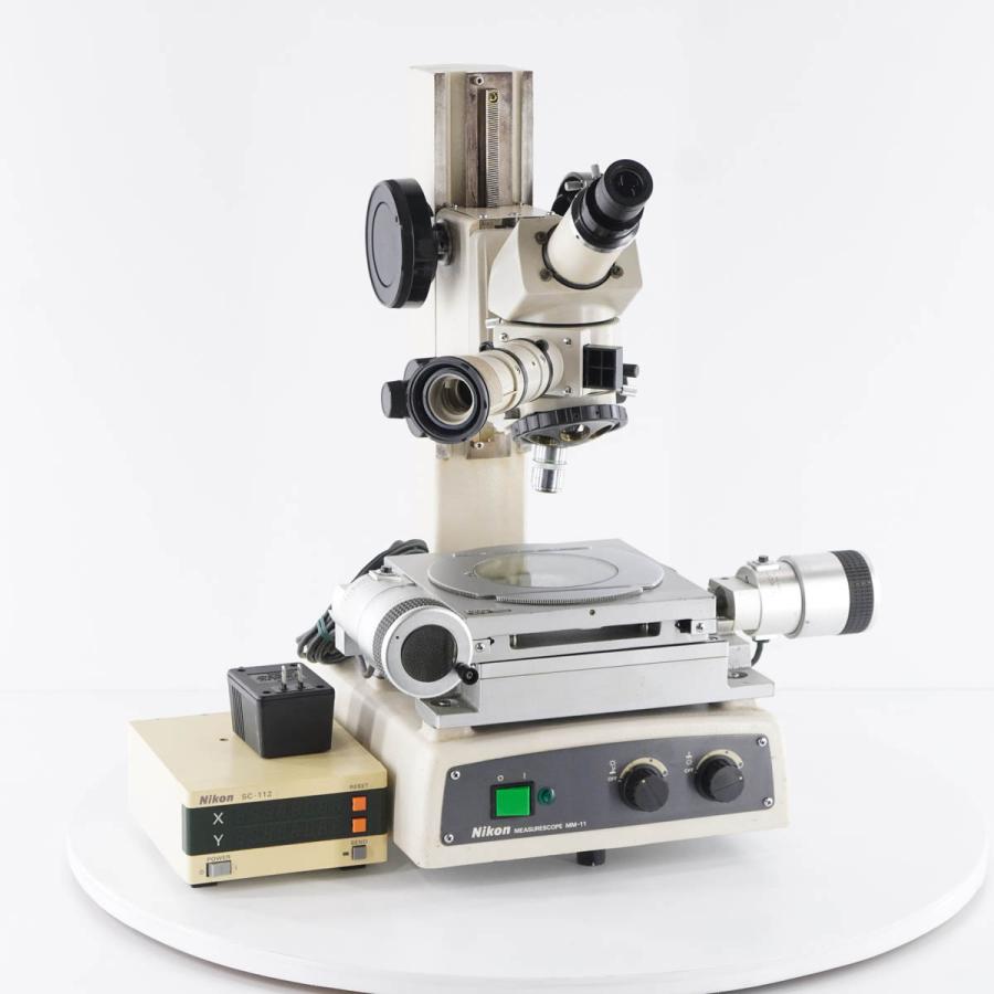 [JB]USED 現状販売 NIKON MM-11 MEASURESCOPE 測定顕微鏡 A4-B SC-112 10× M Plan 40 ...