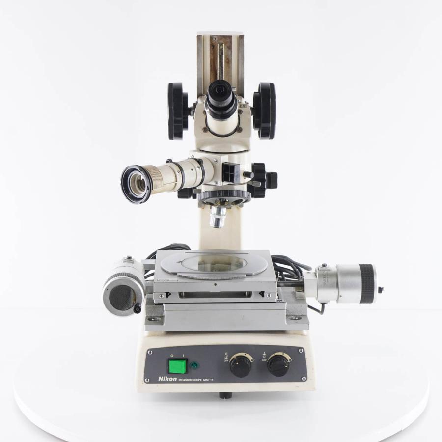 [JB]USED 現状販売 NIKON MM-11 MEASURESCOPE 測定顕微鏡 A4-B SC-112 10× M Plan 40 ...