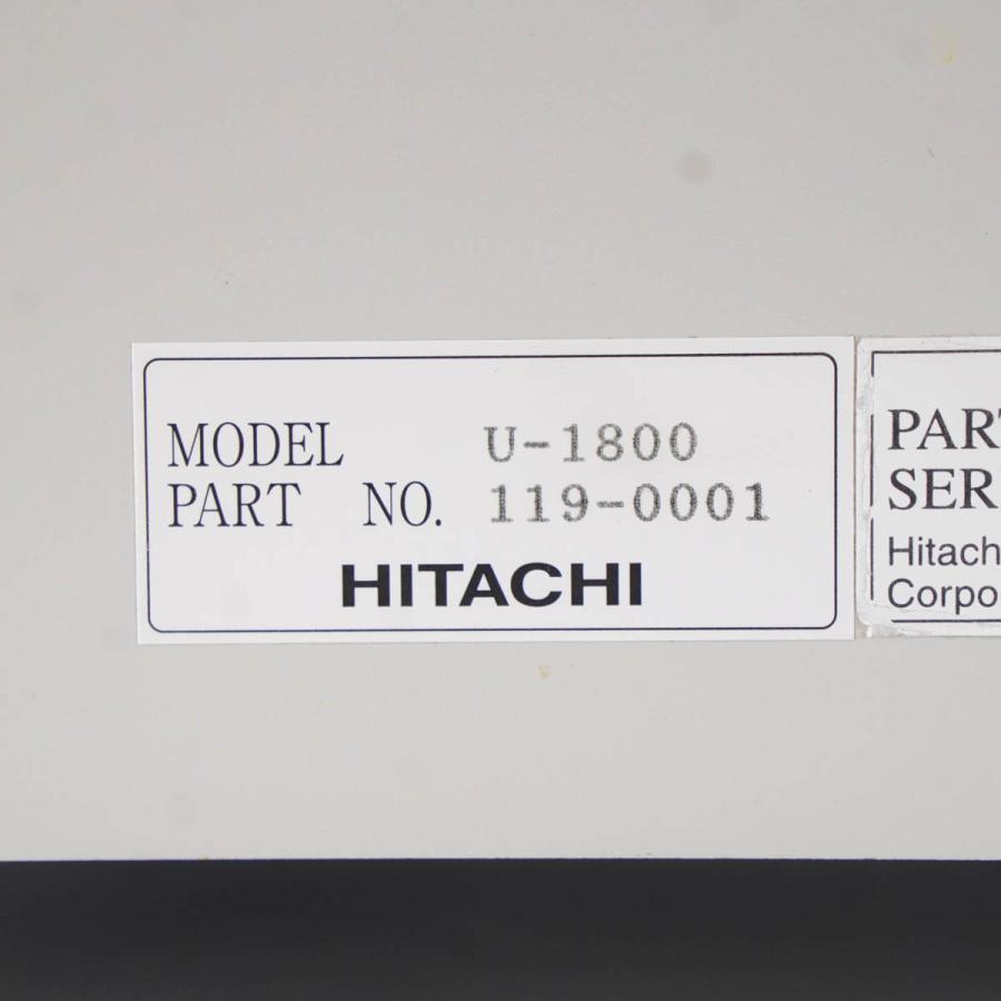 [DW]USED 8日保証 HITACHI U-1800 Spectrophotometer レシオビーム分光光度計 電源コード 取扱説明書 ...