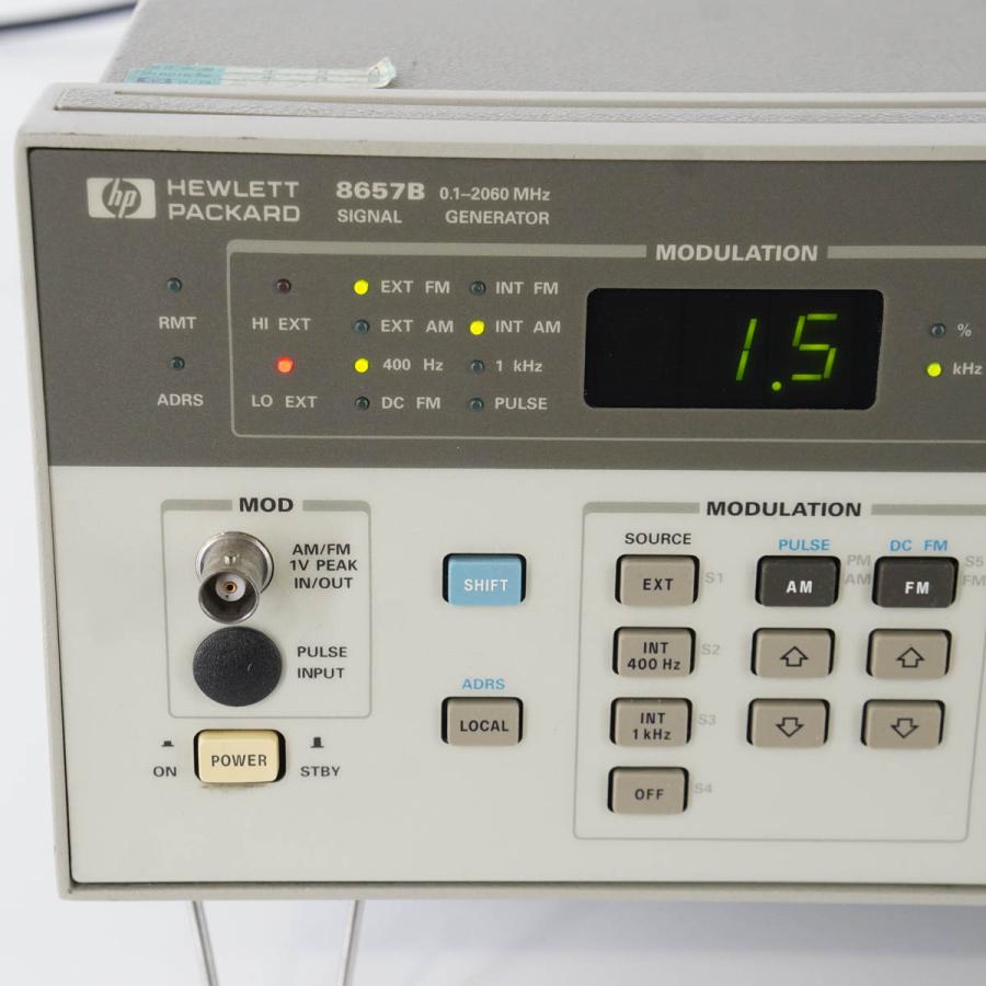 [DW]USED 8日保証 HP 8657B SIGNAL GENERATOR シグナルジェネレーター 0.1-2060MHz ...