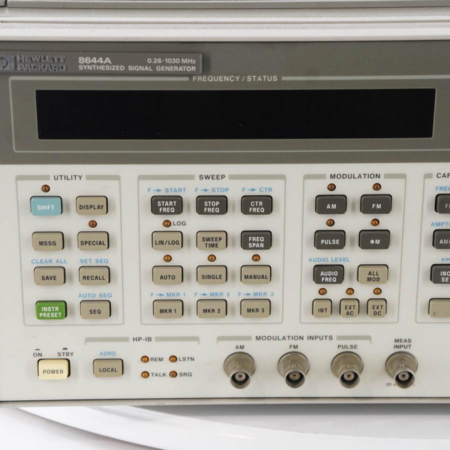 [JB]USED 現状販売 HP 8644A SYNTHESIZED SIGNAL GENERATOR シグナルジェネレーター OPT 001 ...