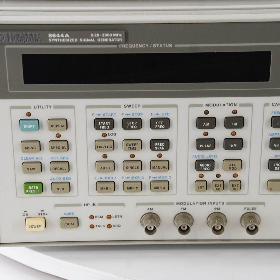 [JB]USED 現状販売 HP 8644A SYNTHESIZED SIGNAL GENERATOR シグナルジェネレーター OPT 001 ...