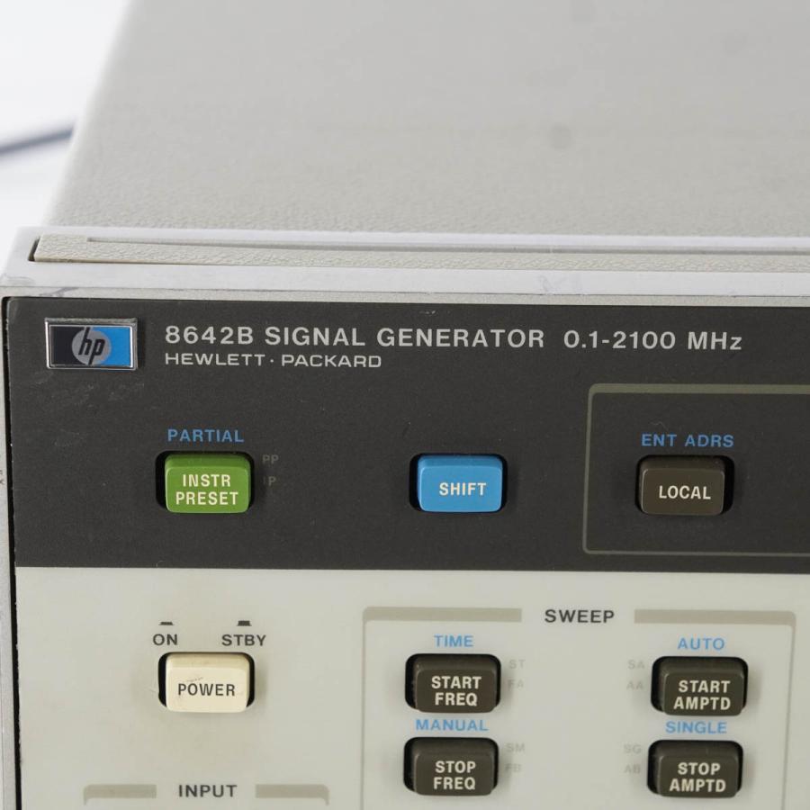 [DW]USED 8日保証 HP 8642B SIGNAL GENERATOR シグナルジェネレーター OPT 001 0.1-2100MHz ...