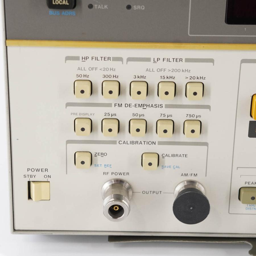 [DW]USED 8日保証 HP 8901B MODULATION ANALYZER モジュレーションアナライザー OPT 004 002 ...