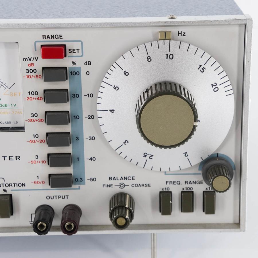 [DW]USED 8日保証 LEADER LDM-170 DISTORTION METER ディストーションメーター 電源コード ...