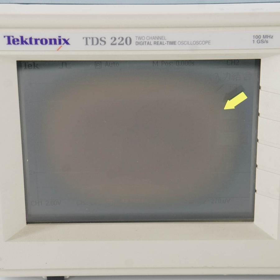 [DW]USED 8日保証 Tektronix TDS 220 TDA220 DIGITAL REAL-TIME OSCILLOSCOPE ...