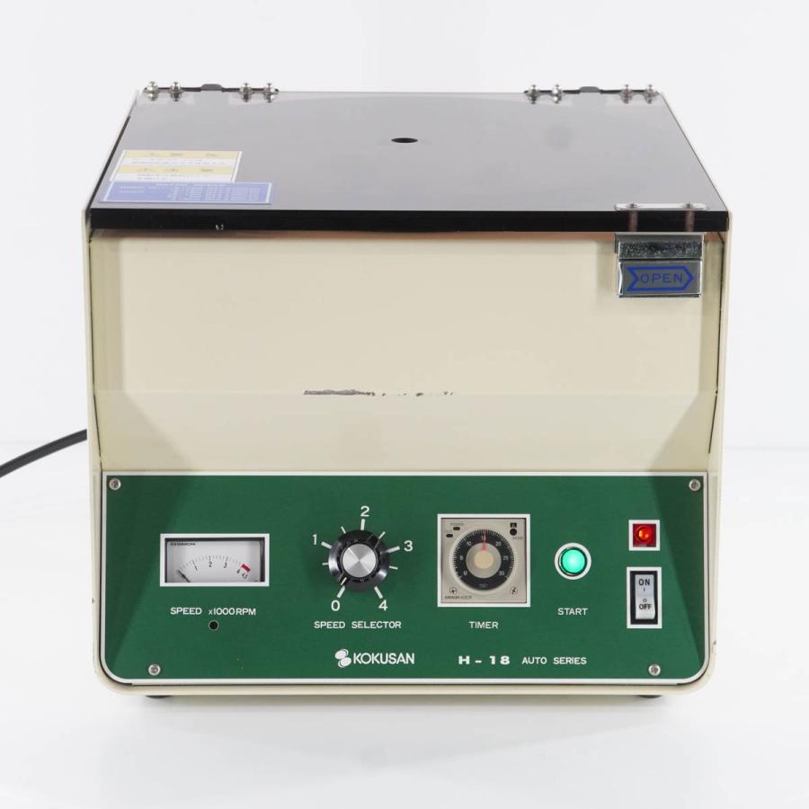 [DW]USED 8日保証 KOKUSAN H-18 小型卓上遠心機 [04568-0016] : ソクラボショップ - 通販 - Yahoo!ショッピング