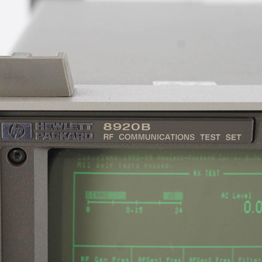 [DW]USED 8日保証 06/2020CAL hp 8920B RF COMMUNICATIONS TEST SET コミュニケーション ...