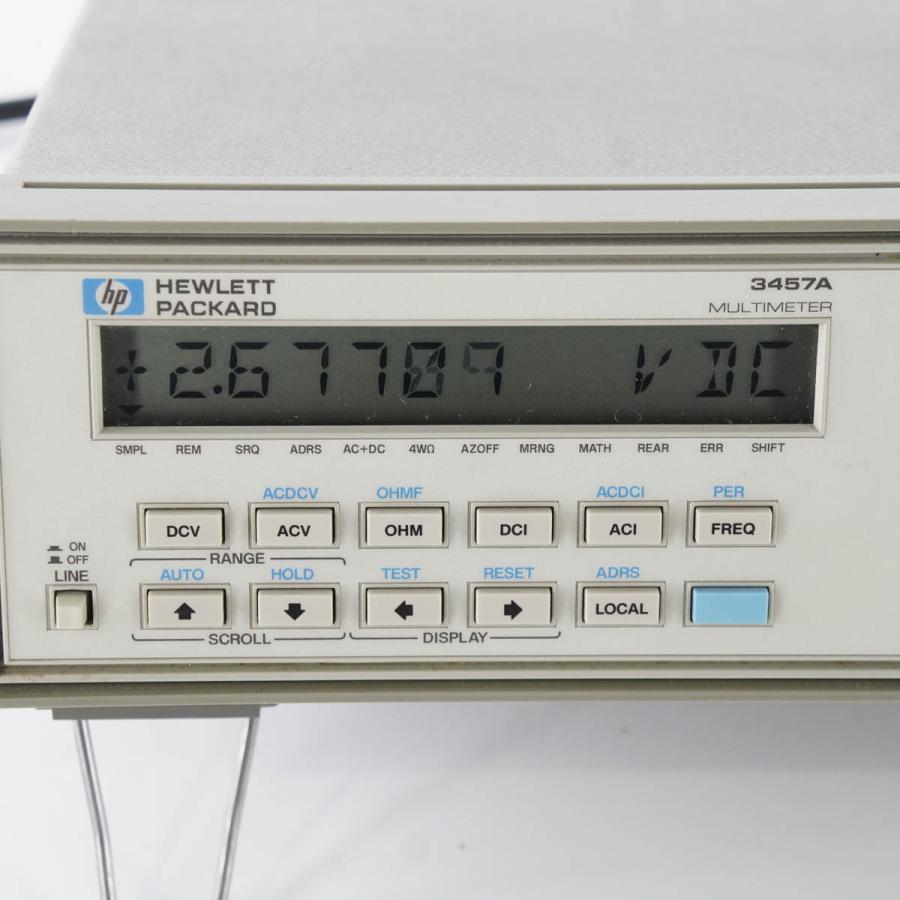 [DW]USED 8日保証 04/2022CAL hp 3457A MULTIMETER マルチメーター [04576-0021] : ソク ...