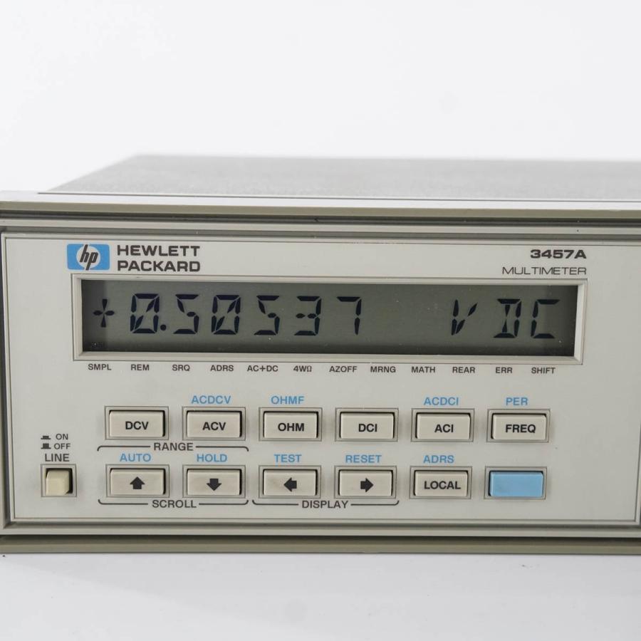 [DW]USED 8日保証 04/2021CAL hp 3457A MULTIMETER マルチメーター [04576-0024] : ソク ...