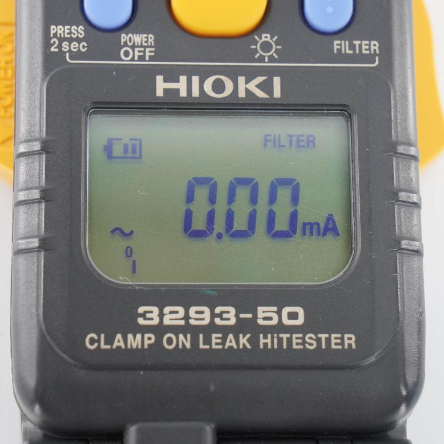 [DW]USED 8日保証 03/2021CAL HIOKI 3293-50 CLAMP ON LEAK HiTESTER クランプオンリーク ...