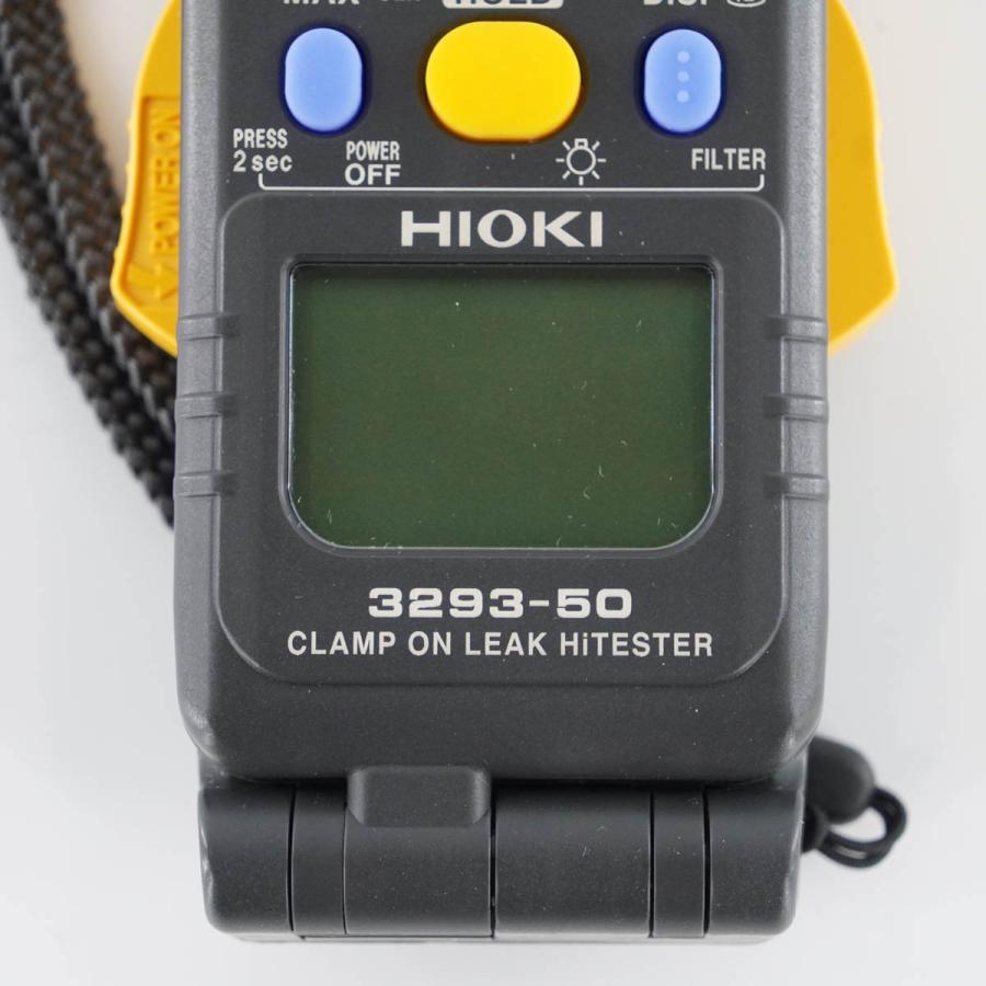 [JB]USED 現状販売 HIOKI 3293-50 CLAMP ON LEAK HiTESTER クランプオンリークハイテスター 取扱説明 ...