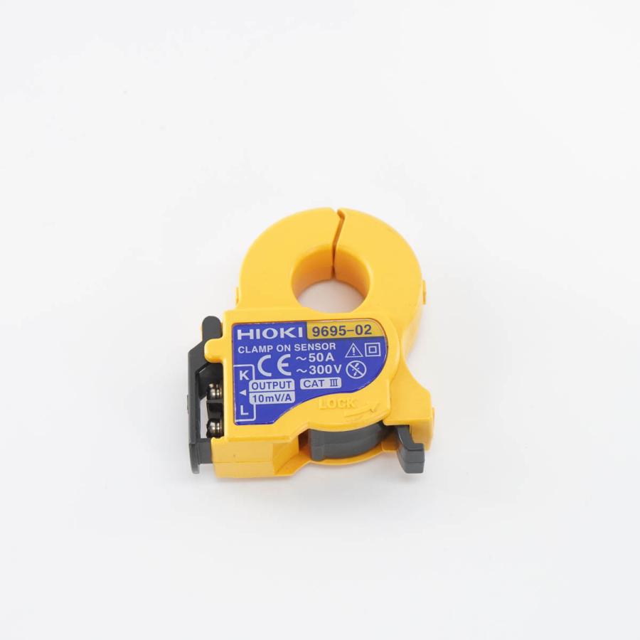 [DW]USED 8日保証 08/2019CAL HIOKI 9695-02 CLAMP ON SENSOR クランプオンセンサー 取扱説明書 ...