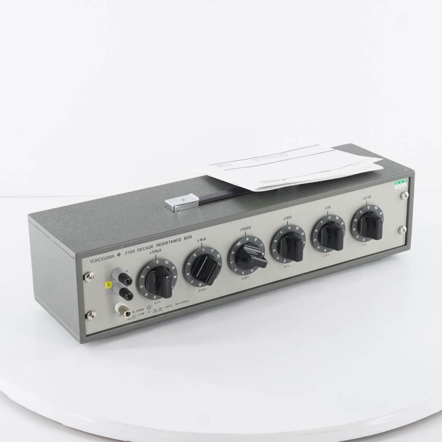 [DW]USED 8日保証 08/2022CAL YOKOGAWA 2786 278610 DECADE RESISTANCE BOX 取扱説明書 [04599-0119] : ソクラボ ...