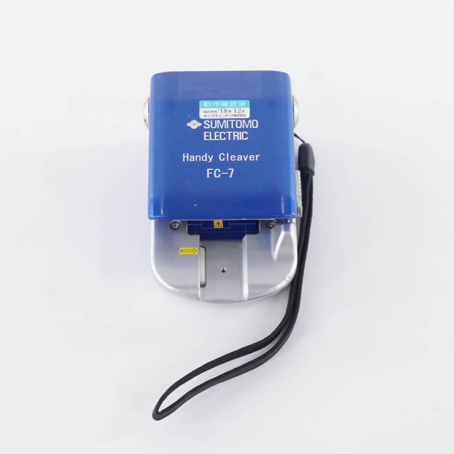 [PG]USED 8日保証 2台入荷 Sumitomo FC-7R-M 光ファイバーカッター Handy Cleaver 取扱説明書 [04599-0437] :04599-0437 ...