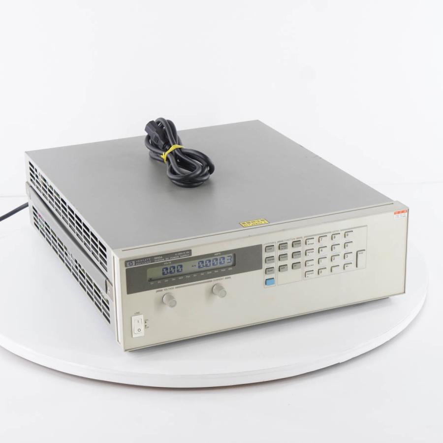 [DW]USED 8日保証 10/2021CAL hp 6655A SYSTEM DC POWER SUPPLY 120V 4A 電源コード ...