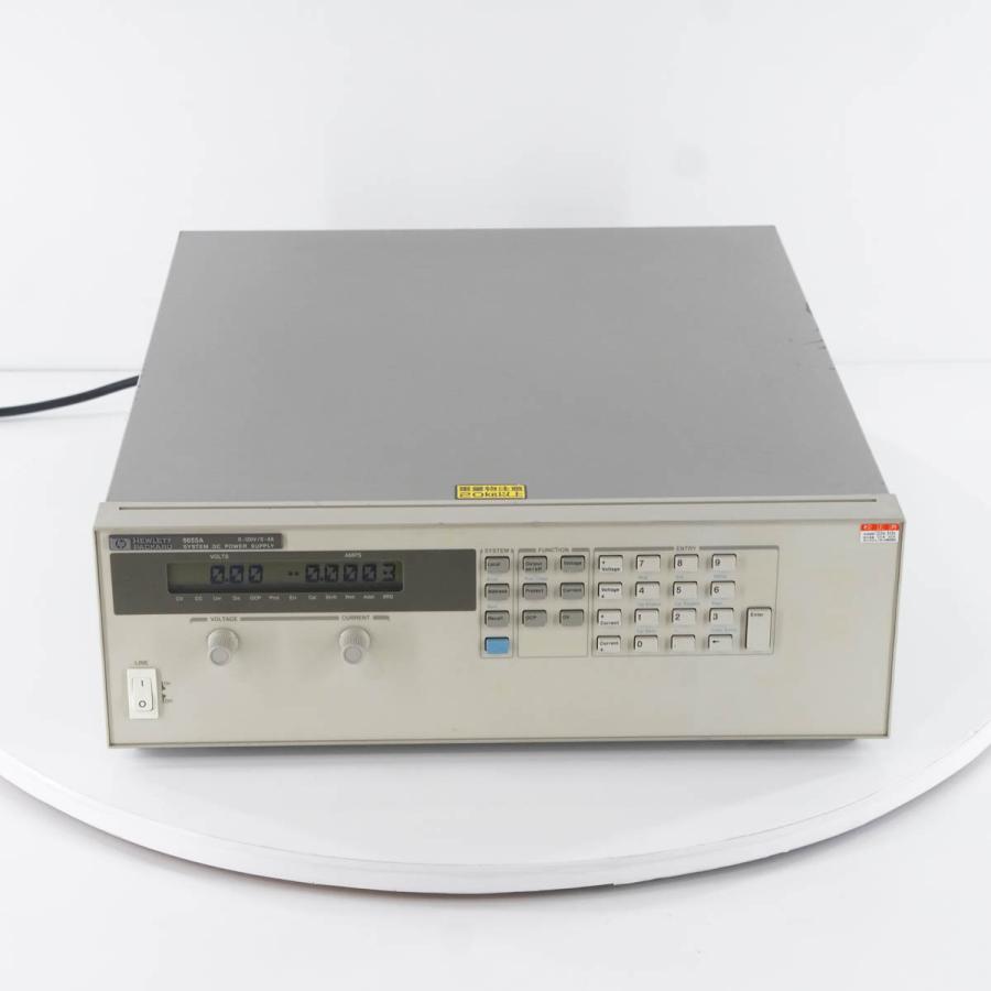 [DW]USED 8日保証 10/2021CAL hp 6655A SYSTEM DC POWER SUPPLY 120V 4A 電源コード ...