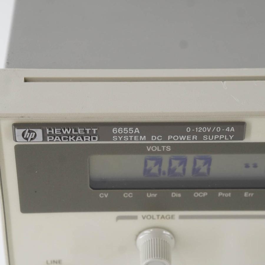 [DW]USED 8日保証 10/2021CAL hp 6655A SYSTEM DC POWER SUPPLY 120V 4A 電源コード ...