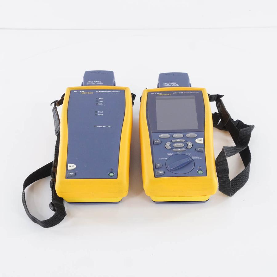 [JB]USED 現状販売 セット FLUKE DTX-1800 CABLE ANALYZER SMART REMOTE ケーブルアナライザー ...