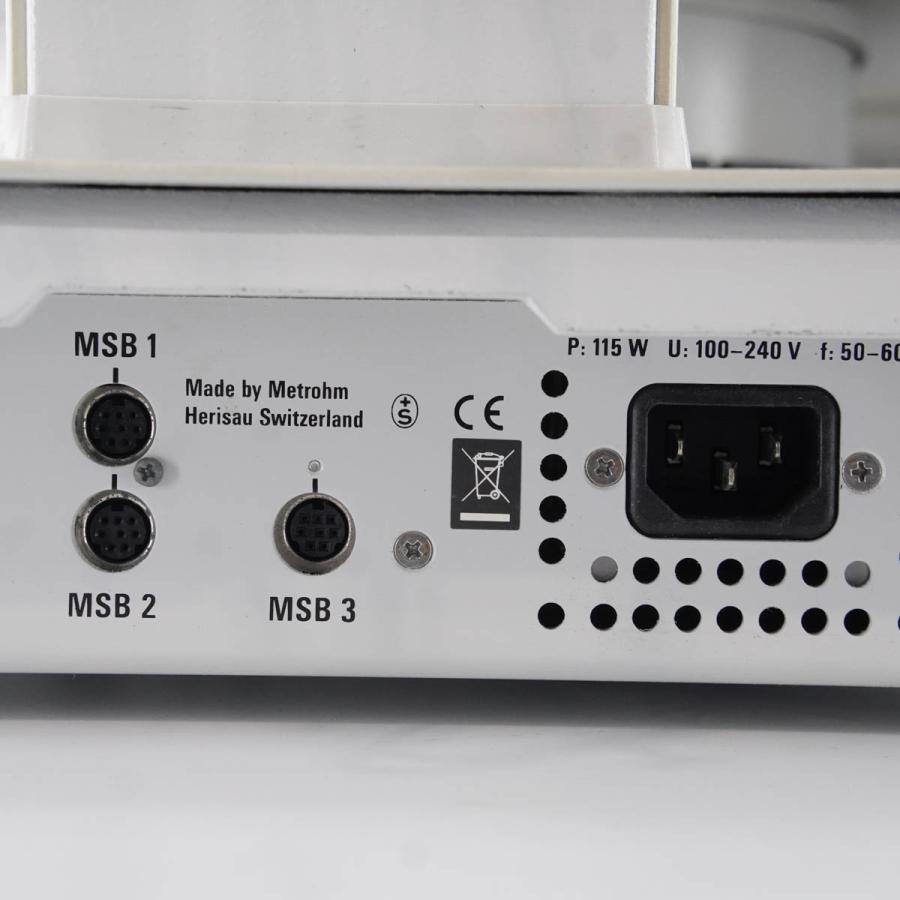 [DW]USED 8日保証 Metrohm 808 814 823 Titrando タイトランド 自動滴定装置 電位差滴定装置 ソフトウェア ...