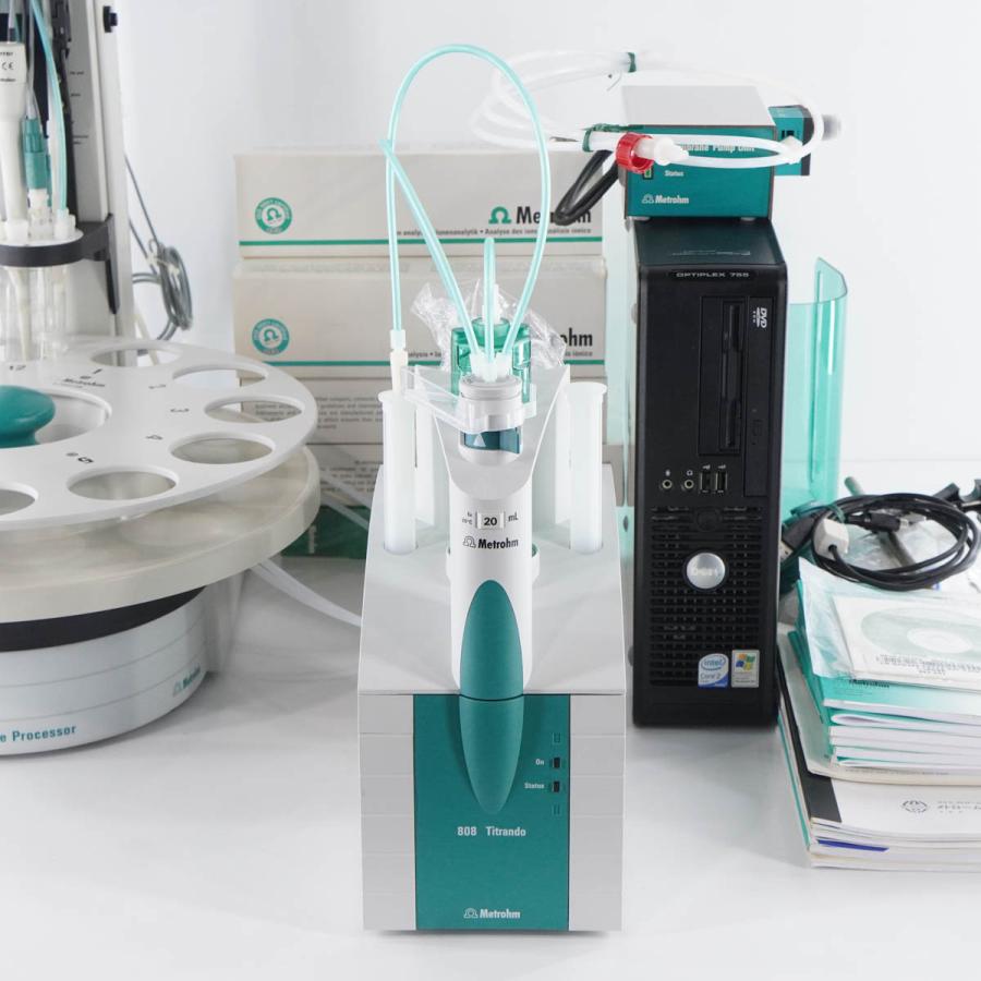 [DW]USED 8日保証 Metrohm 808 814 823 Titrando タイトランド 自動滴定装置 電位差滴定装置 ソフトウェア ...