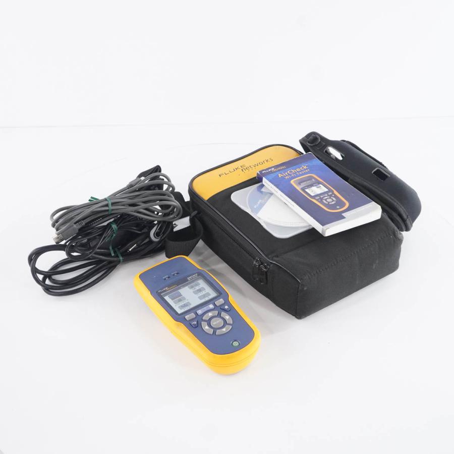 [DW]USED 8日保証 2台入荷 FLUKE AIR CHECK Wi-Fi TESTER ACアダプター ソフトウェア 取扱説明書 ...