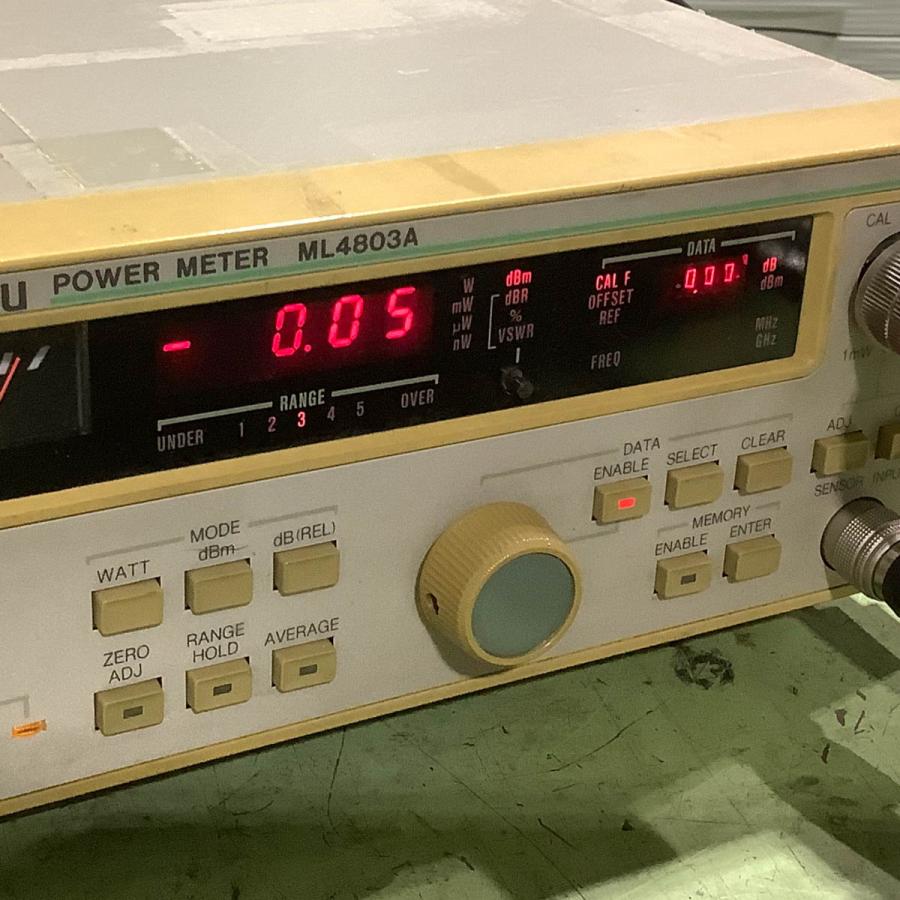 [DW]USED 8日保証 セット Anritsu ML4803A MA4701A POWER METER SENSOR パワーメーター ...