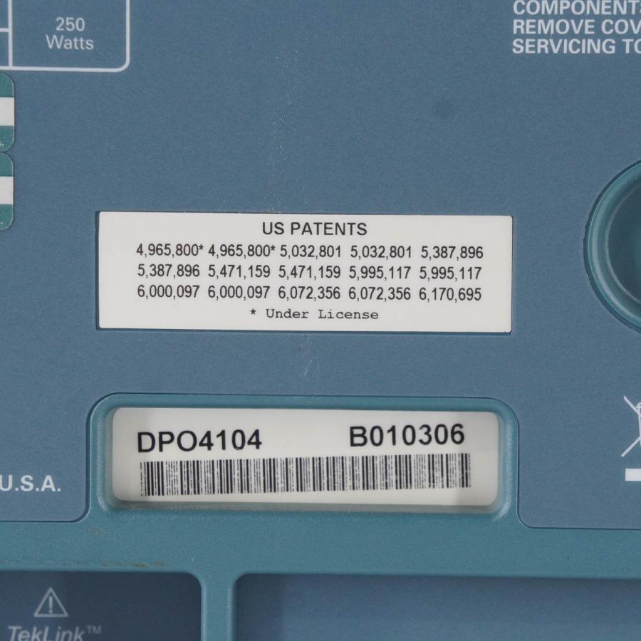 [DW]USED 8日保証 Tektronix DPO 4104 DPO4104 Digital Phosphor Oscilloscope ...