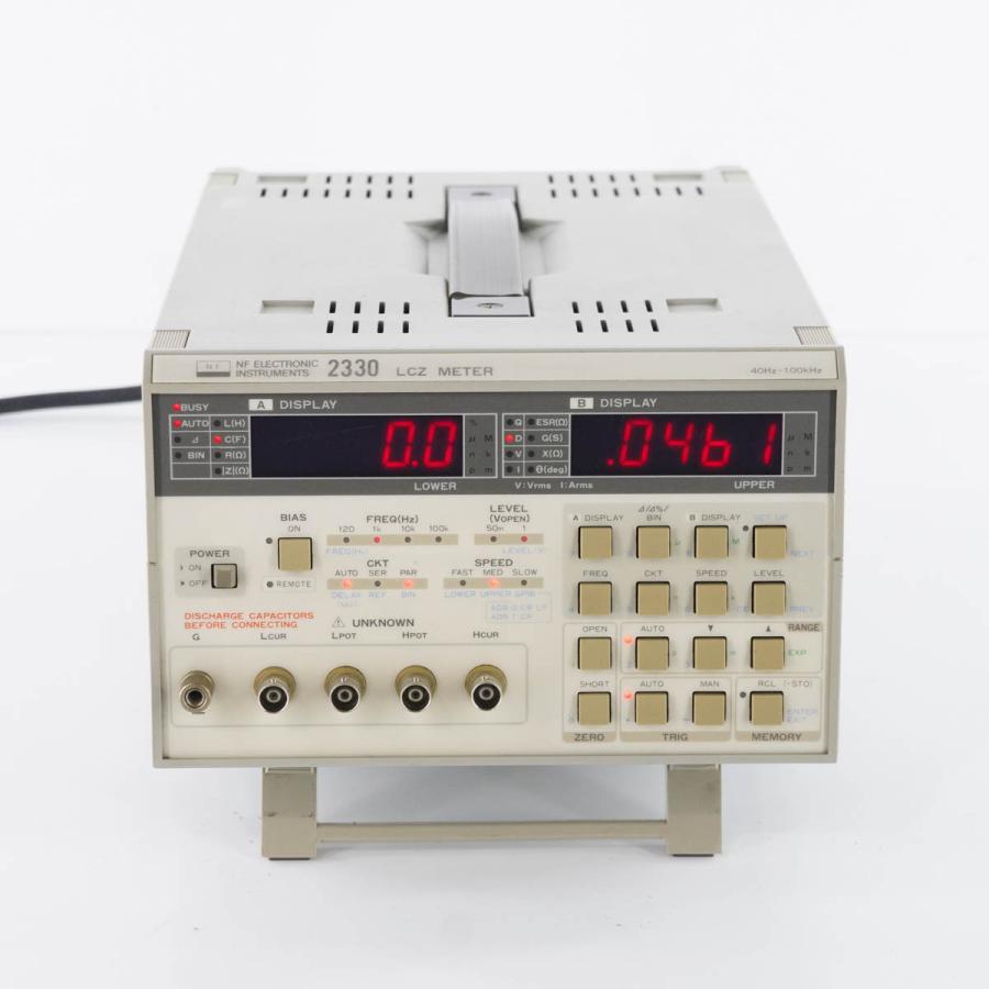 [DW]USED 8日保証 NF 2330 LCZ METER 40Hz-100kHz [04626-0015] : ソクラボショップ ...