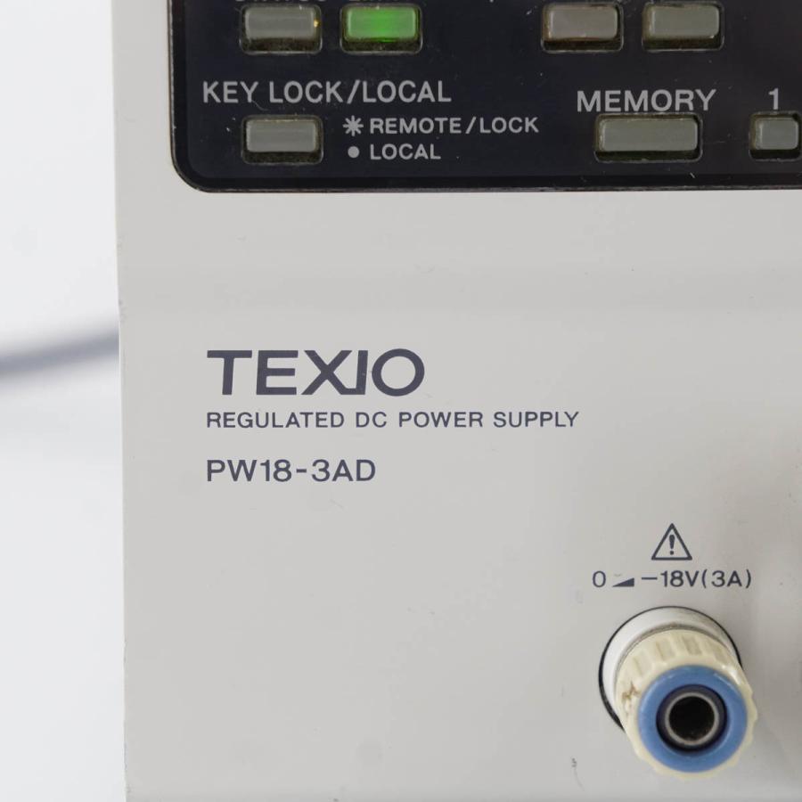[DW]USED 8日保証 TEXIO PW18-3AD REGULATED DC POWER SUPPLY [04626-0017 ...