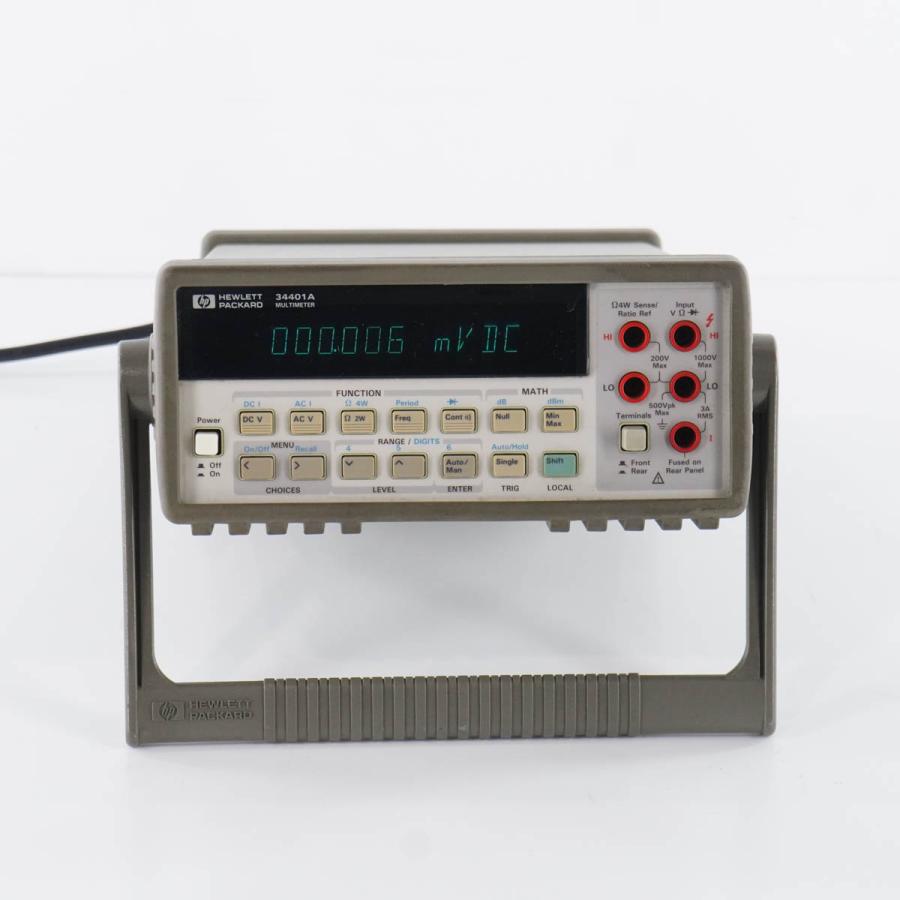 [DW]USED 8日保証 hp 34401A MULTIMETER マルチメーター [04626-0033] : ソクラボショップ - 通販 ...