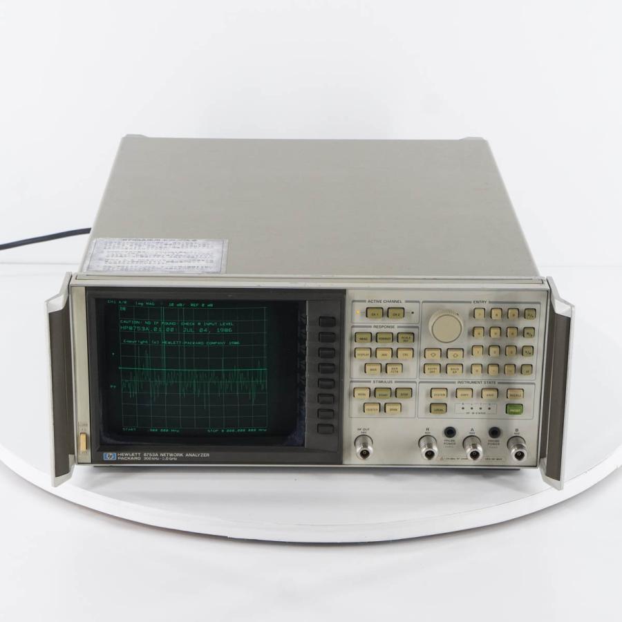 [DW]USED 8日保証 hp 8753A NETWORK ANALYZER ネットワークアナライザー 300kHz-3.0GHz ...