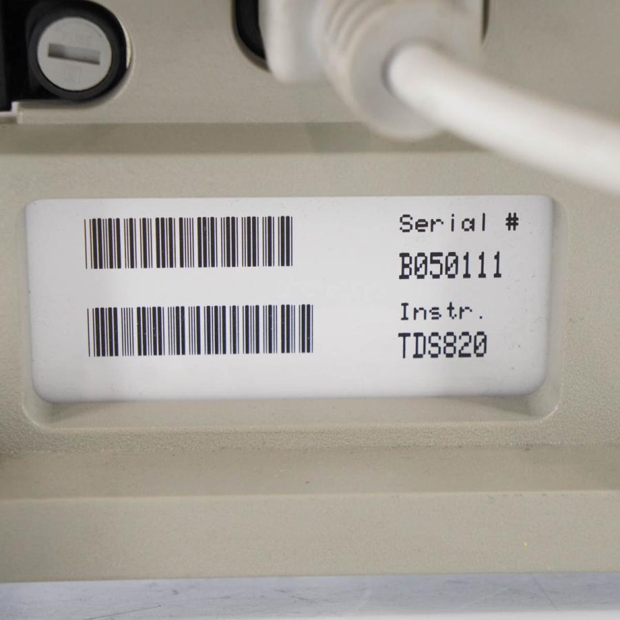 [DW]USED 8日保証 Tektronix TDS 820 TDS820 2ch DIGITIZING OSCILLOSCOPE オシロスコープ 電源コード [04626-0065 ...