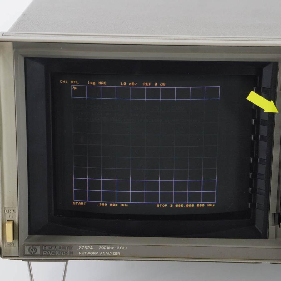 [JB]USED 現状販売 hp 8752A NETWORK ANALYZER ネットワークアナライザー OPT 003 010 300kHz ...