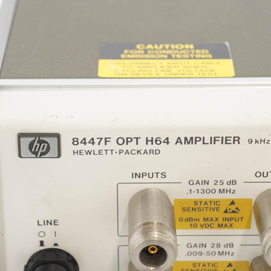 [DW]USED 8日保証 hp 8447F AMPLIFIER アンプ H64 9kHz-1300MHz [04626-0082 ...