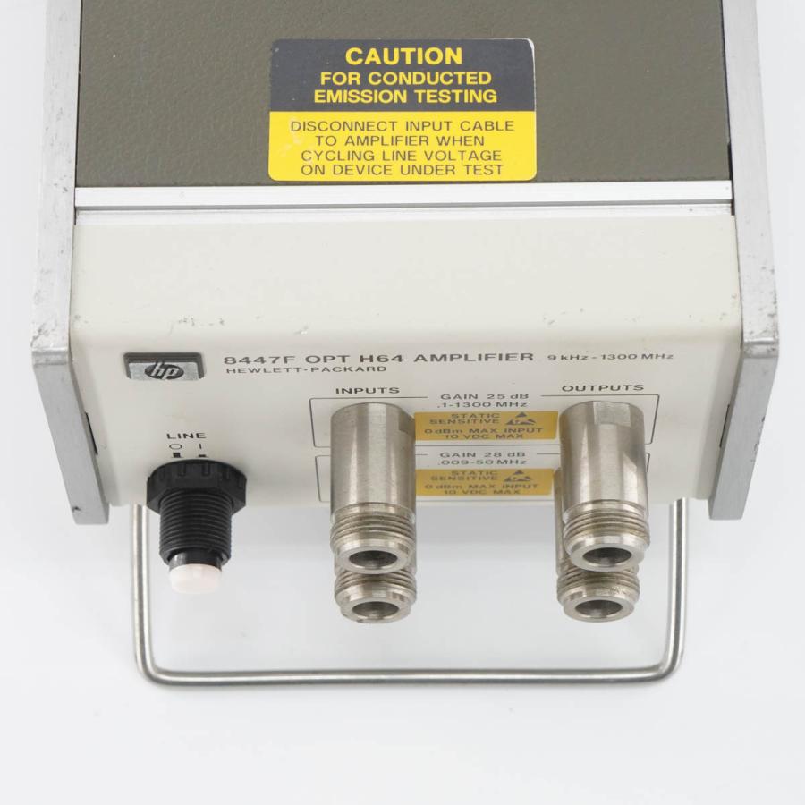 [DW]USED 8日保証 hp 8447F AMPLIFIER アンプ H64 9kHz-1300MHz [04626-0082 ...
