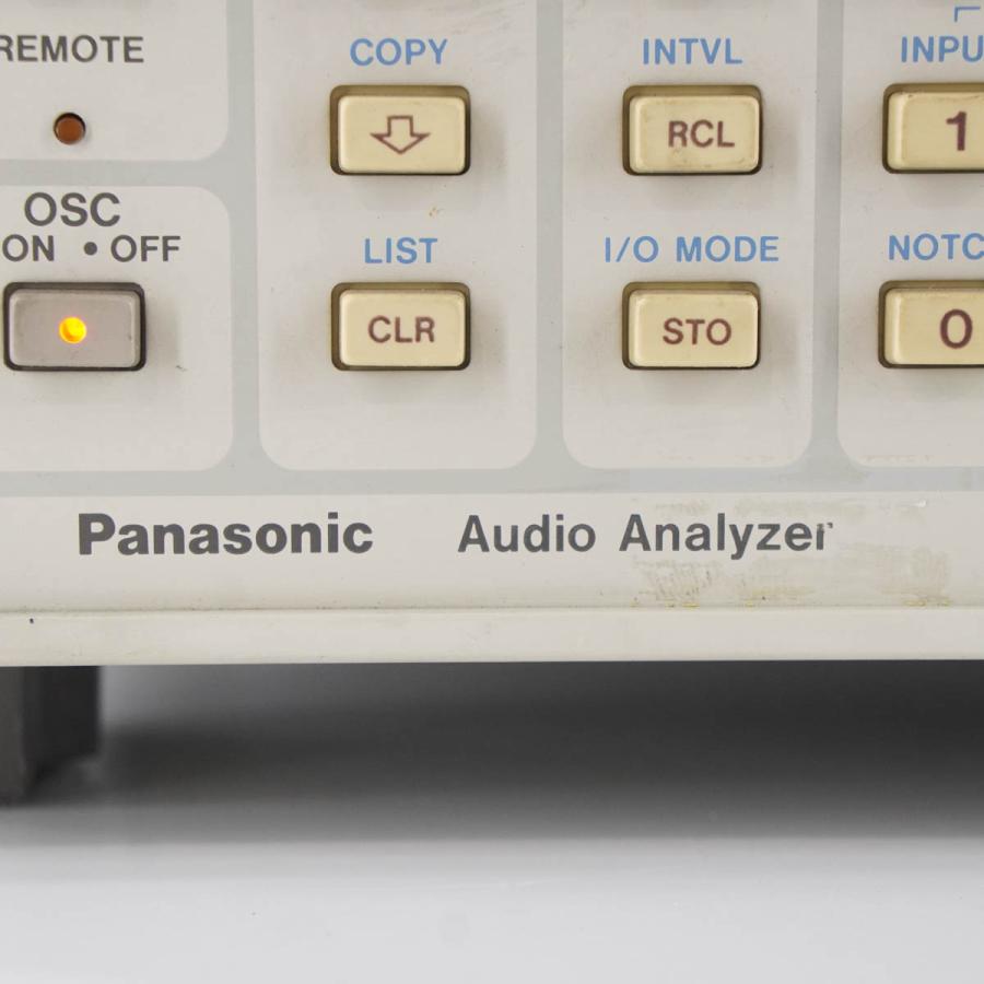 [DW]USED 8日保証 Panasonic VP-7723A Audio Analyzer オーディオアナライザー 電源コード ...